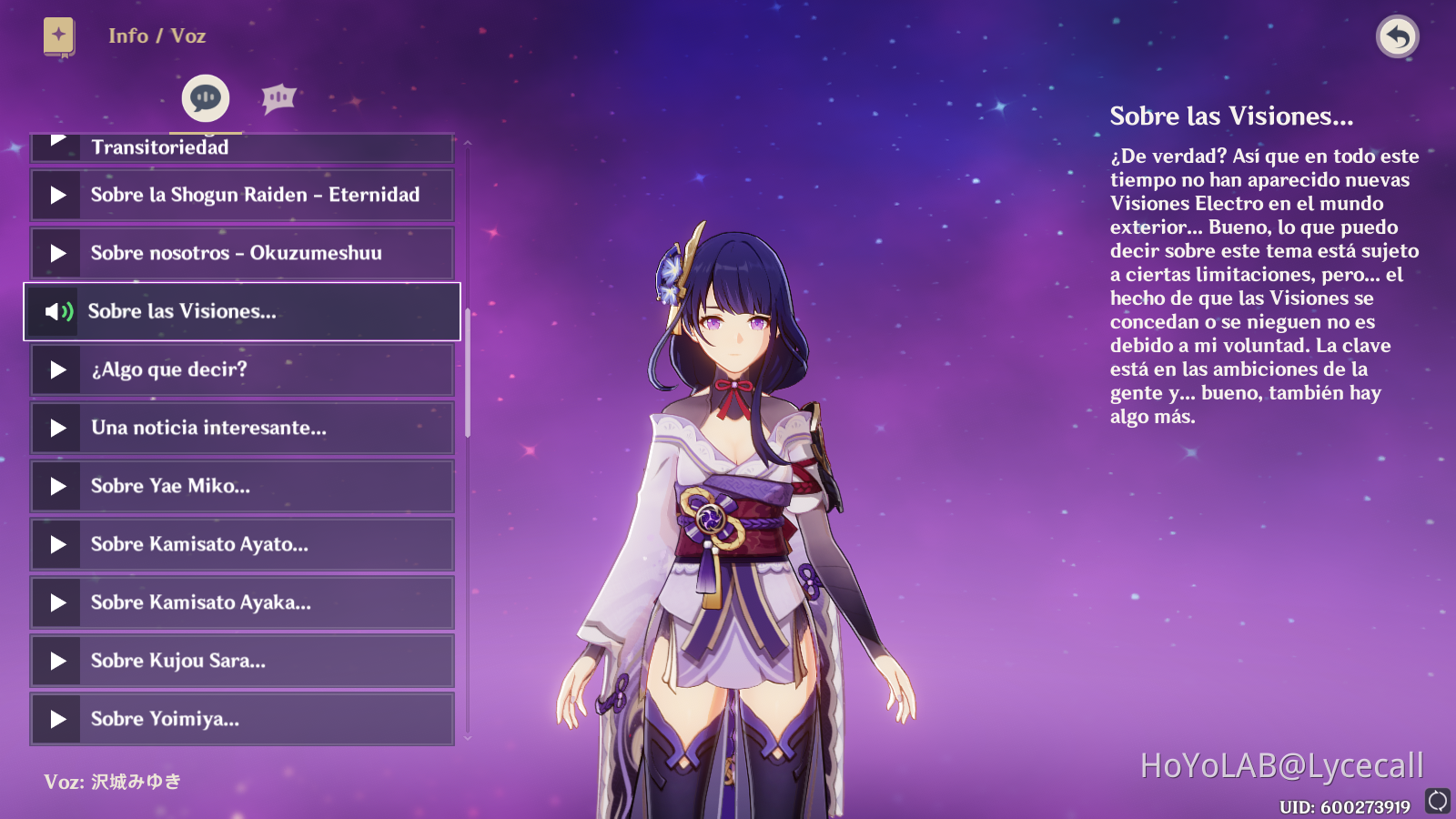 Las Visiones y la Shogun Ei Genshin Impact | HoYoLAB