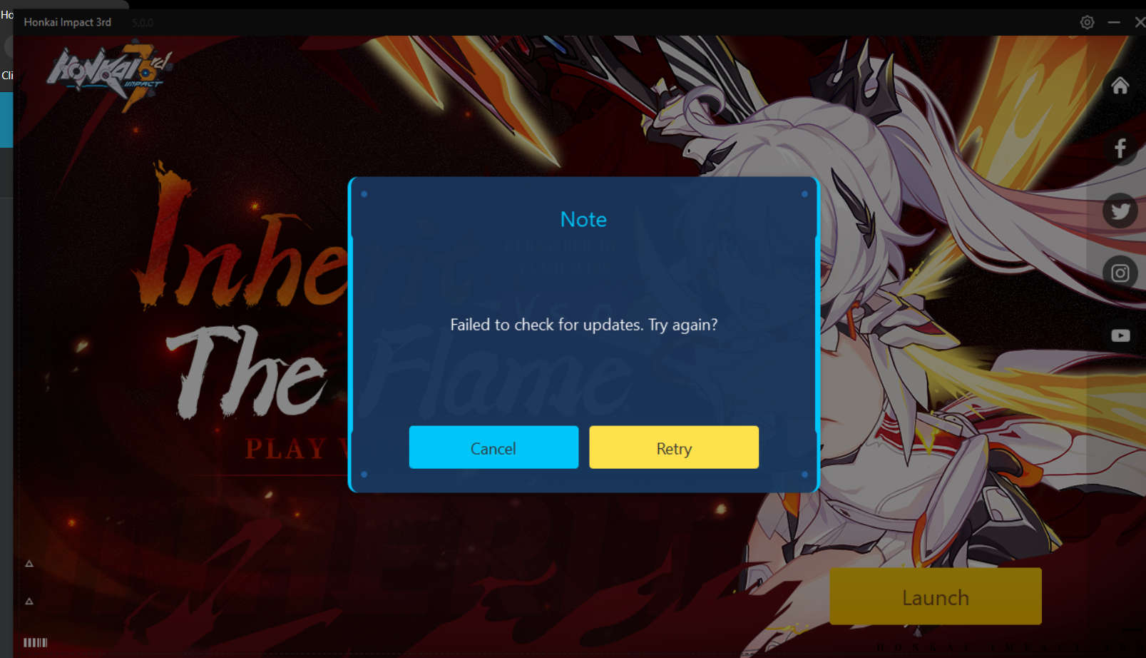 Honkai launcher having issues Honkai Impact 3rd | HoYoLAB