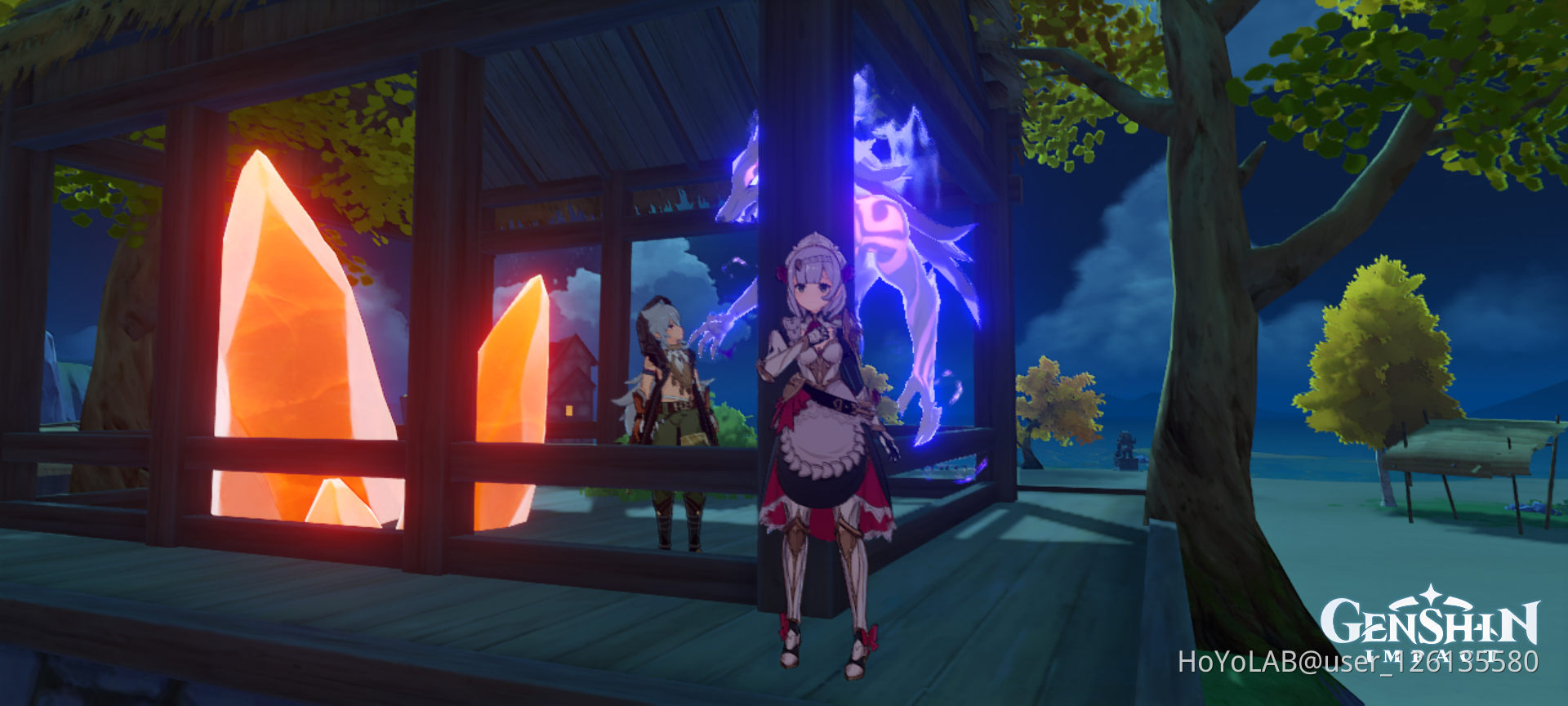 Posando com meu Npc do Raz.. pera ai Genshin Impact | HoYoLAB