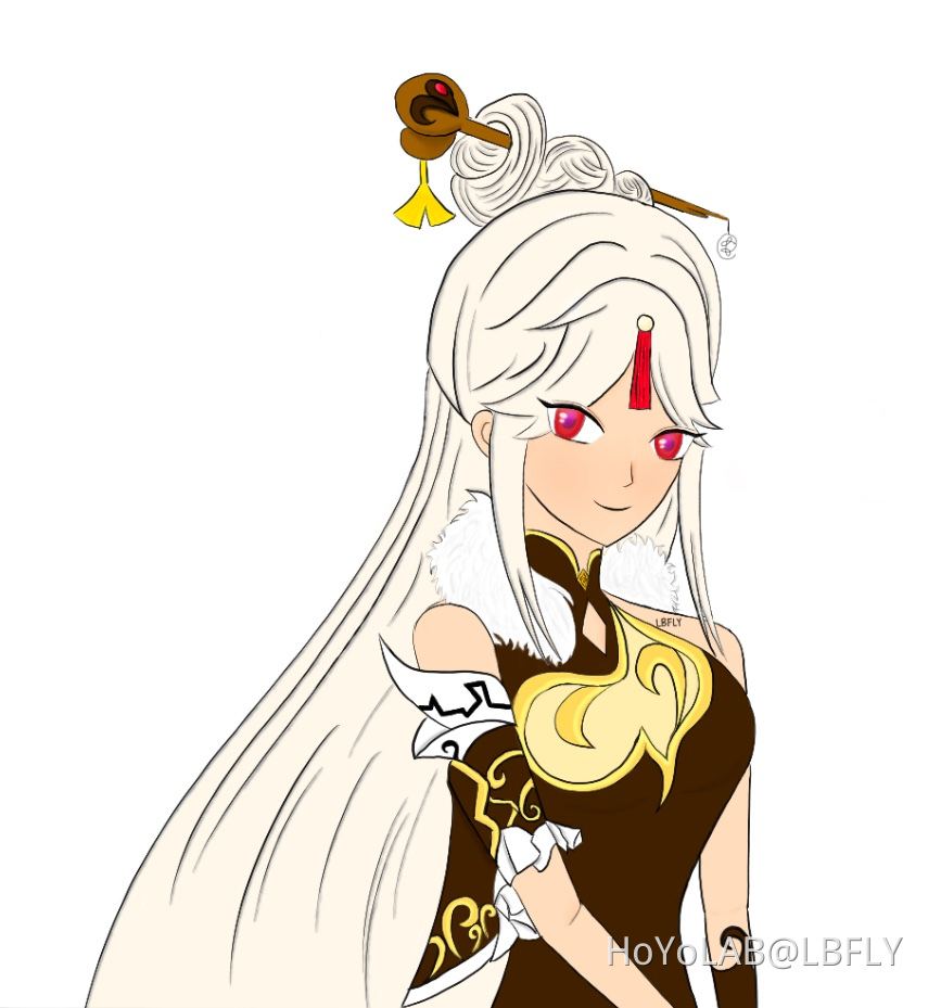 I drew Ningguang! Genshin Impact | HoYoLAB
