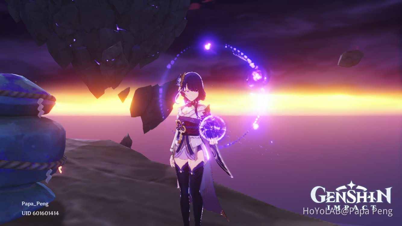 Raiden on the Horizon Genshin Impact | HoYoLAB