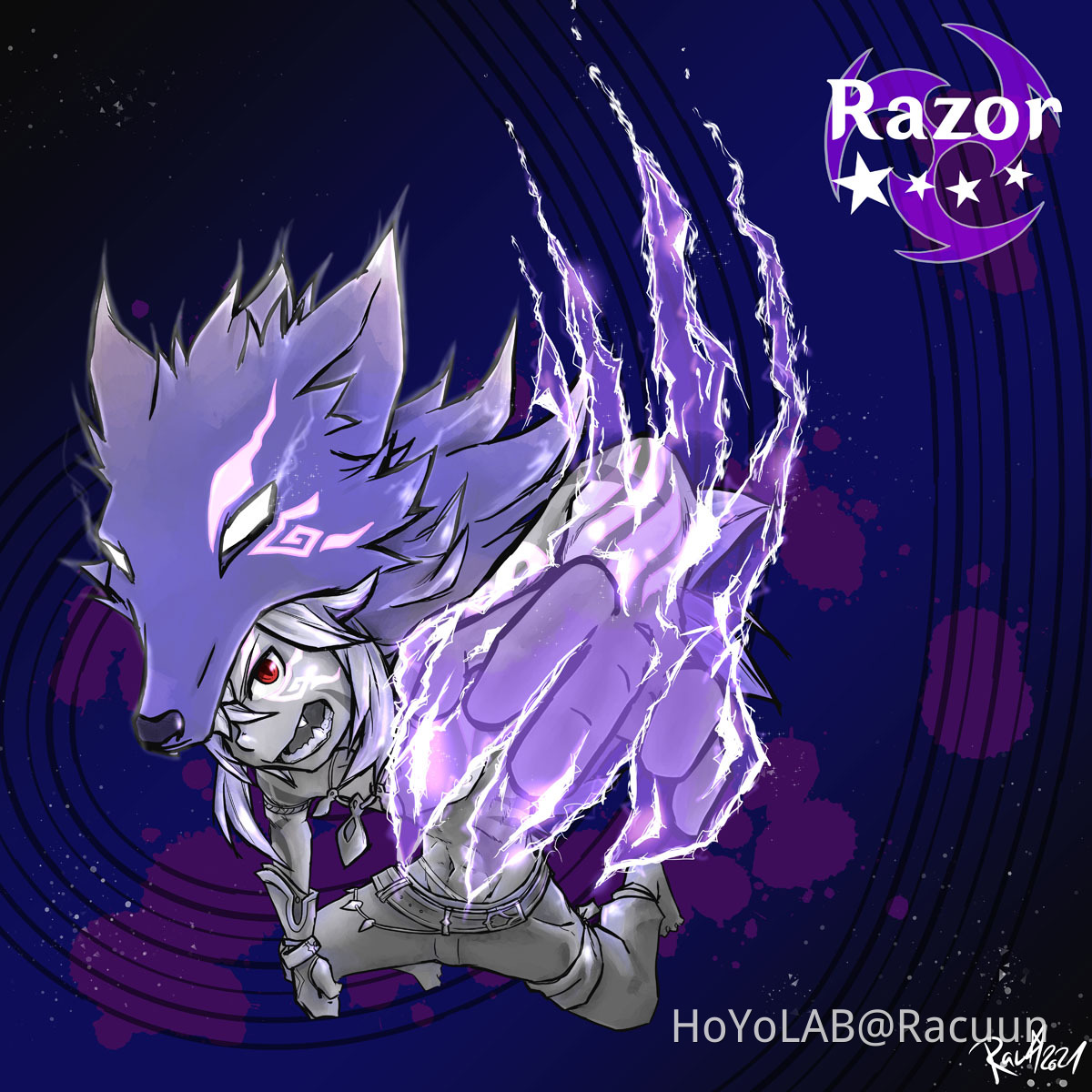 Razor - Wolf transformation Genshin Impact | HoYoLAB