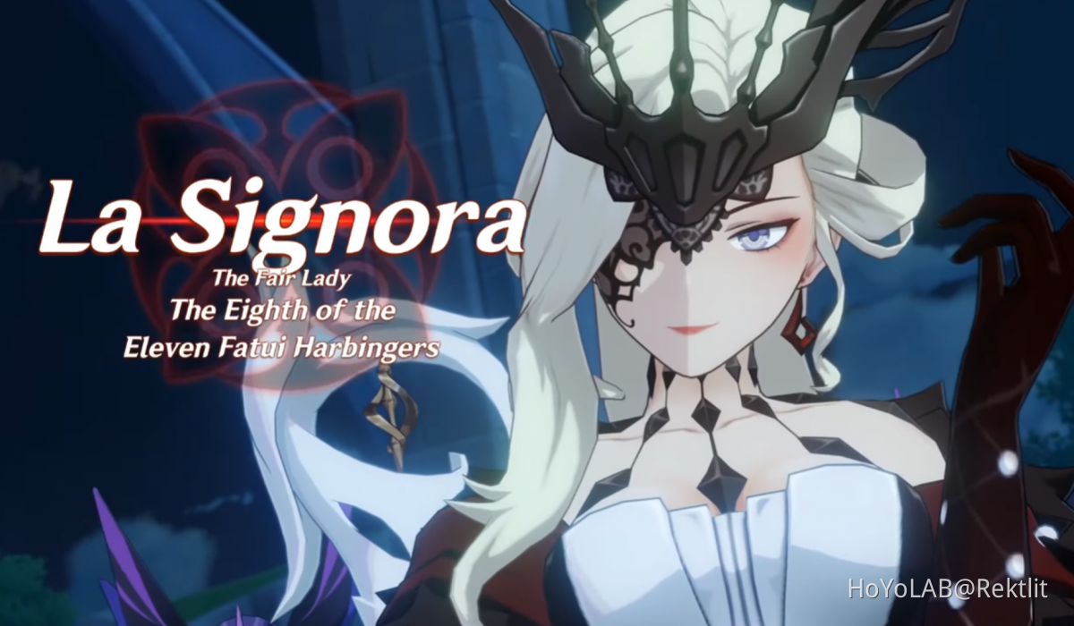 (Lore dan Teori) Pro dan Kontra mengenai Signora (spoiler) Genshin ...