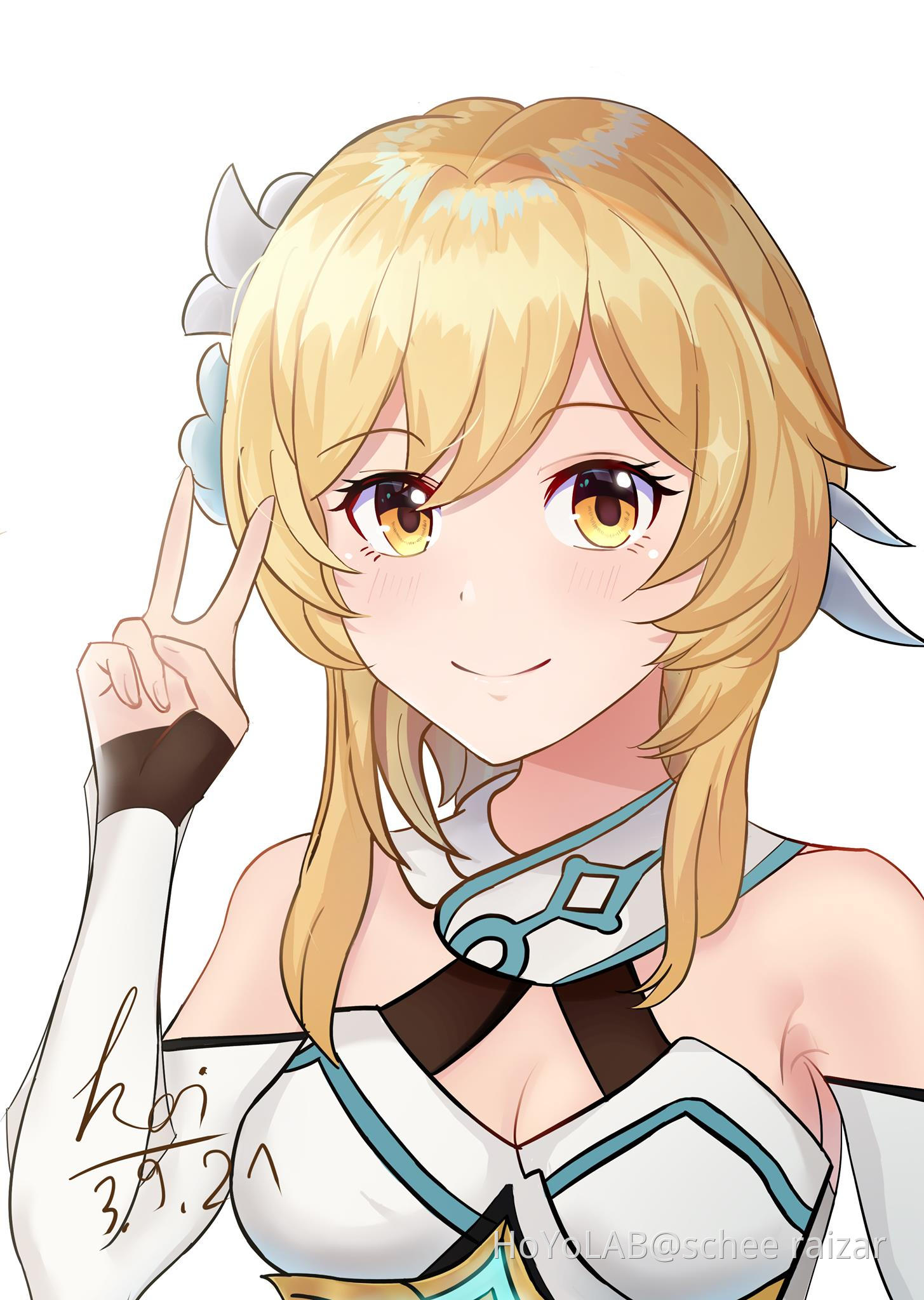 Lumine fan art Genshin Impact | HoYoLAB