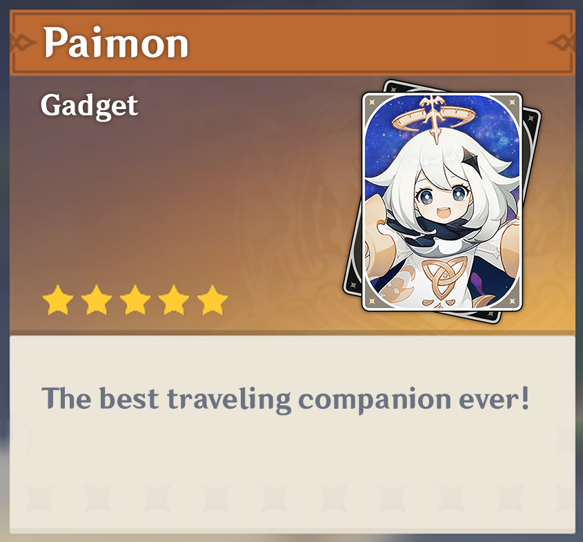 Paimon Companion Gadget Genshin Impact | HoYoLAB