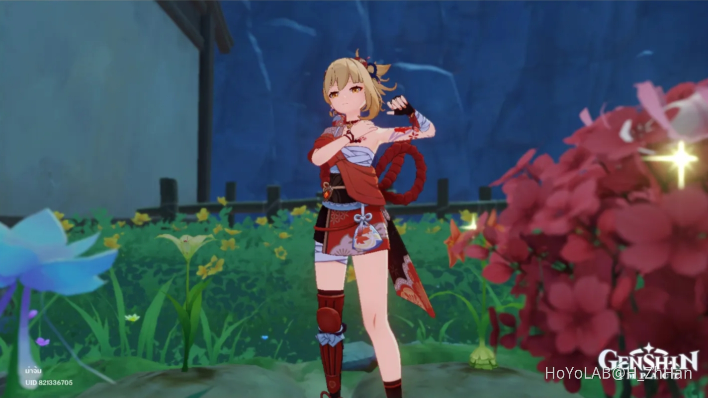 Yoimiya and flowers 🎆 Genshin Impact | HoYoLAB