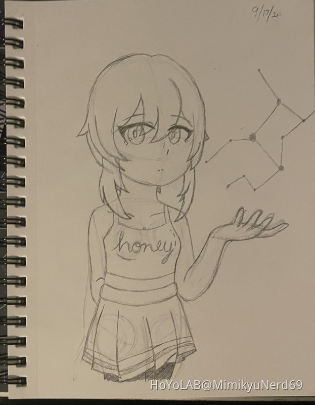 Lumine Drawing! Genshin Impact | HoYoLAB