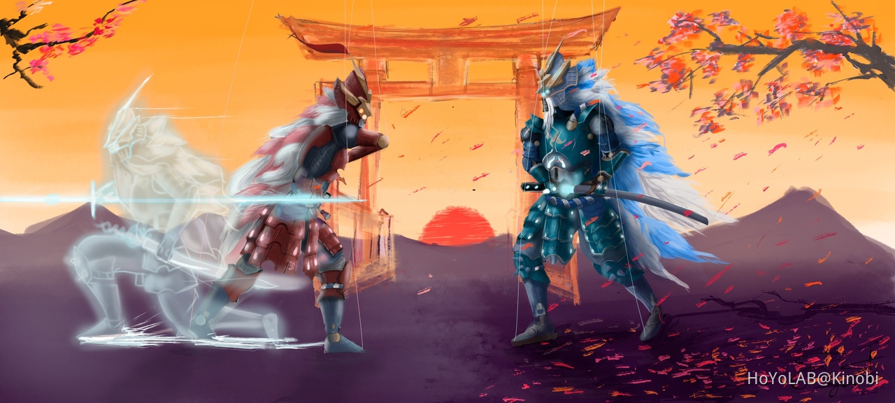 Kenki magician. fan art for the game "Genshin Impact". the art is timed ...