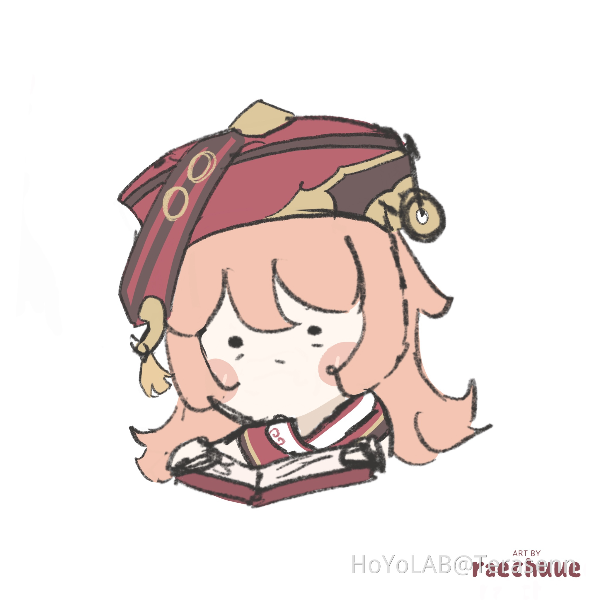 Yanfei Emote Doodle Genshin Impact | HoYoLAB