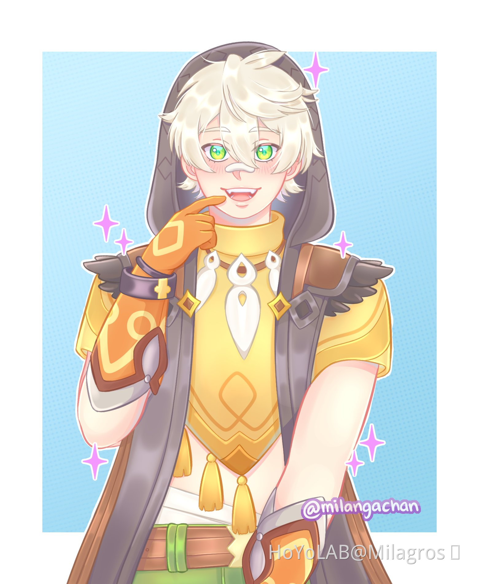 Bennitto! con ropita de Razor uwu 💜 Genshin Impact | HoYoLAB