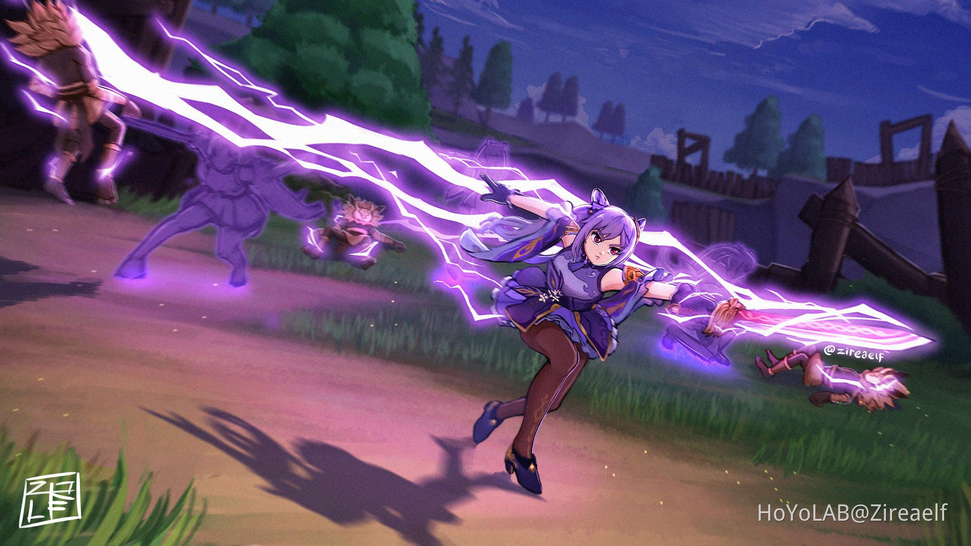 Electro Queen, Keqing Genshin Impact | HoYoLAB