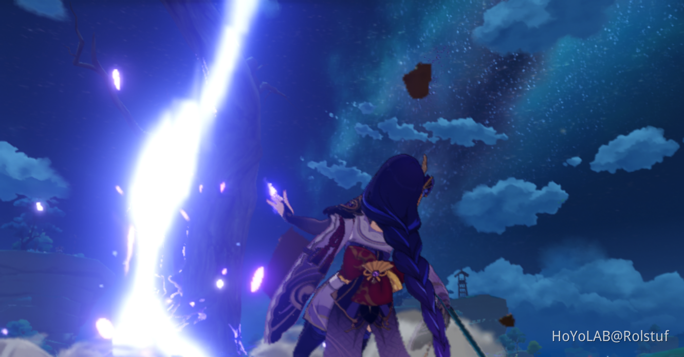 raiden gets hit with lightning Genshin Impact | HoYoLAB