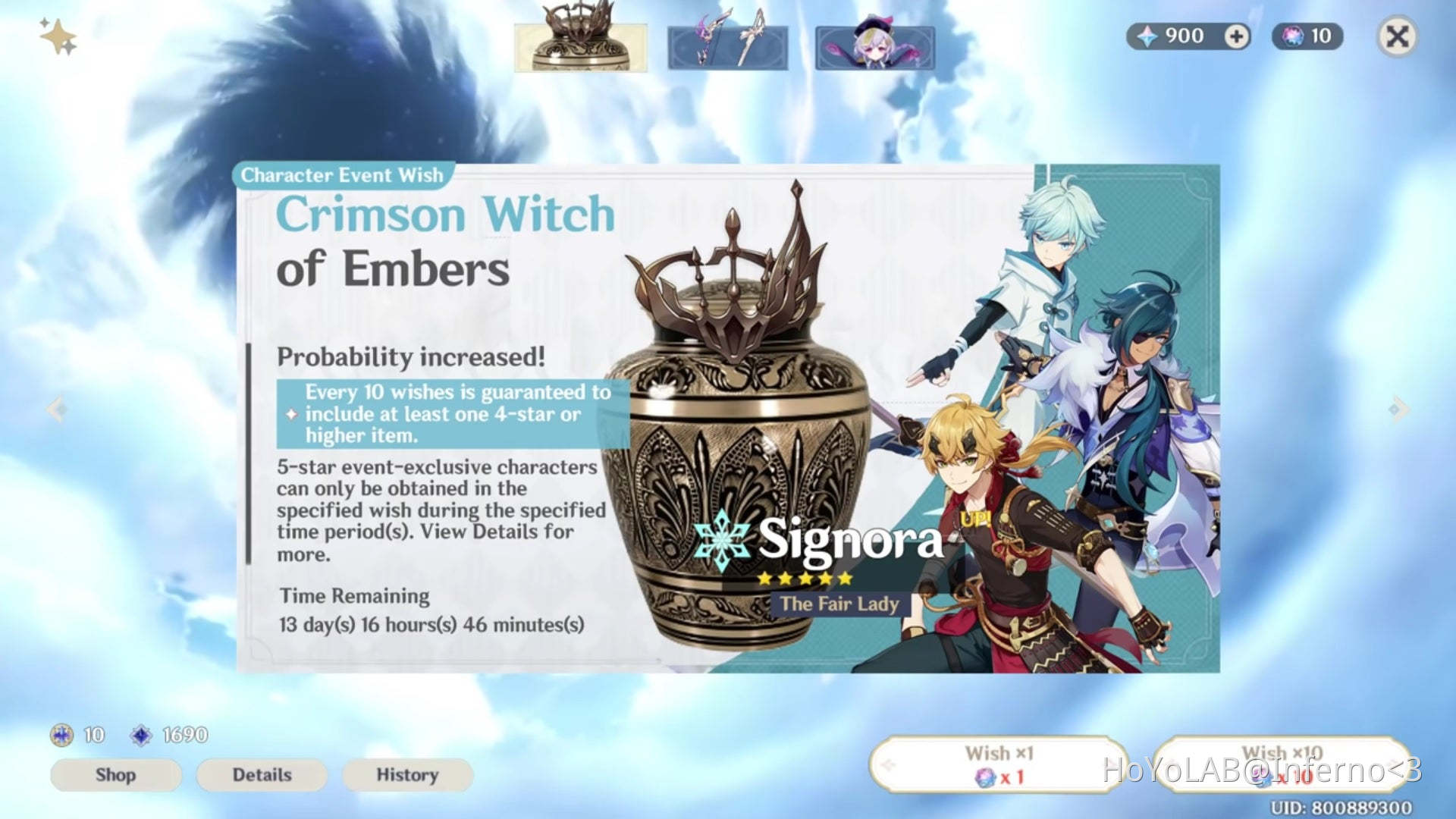 La signora banner !! TALK ABOUT 2.1 SPOILER !! Genshin Impact | HoYoLAB