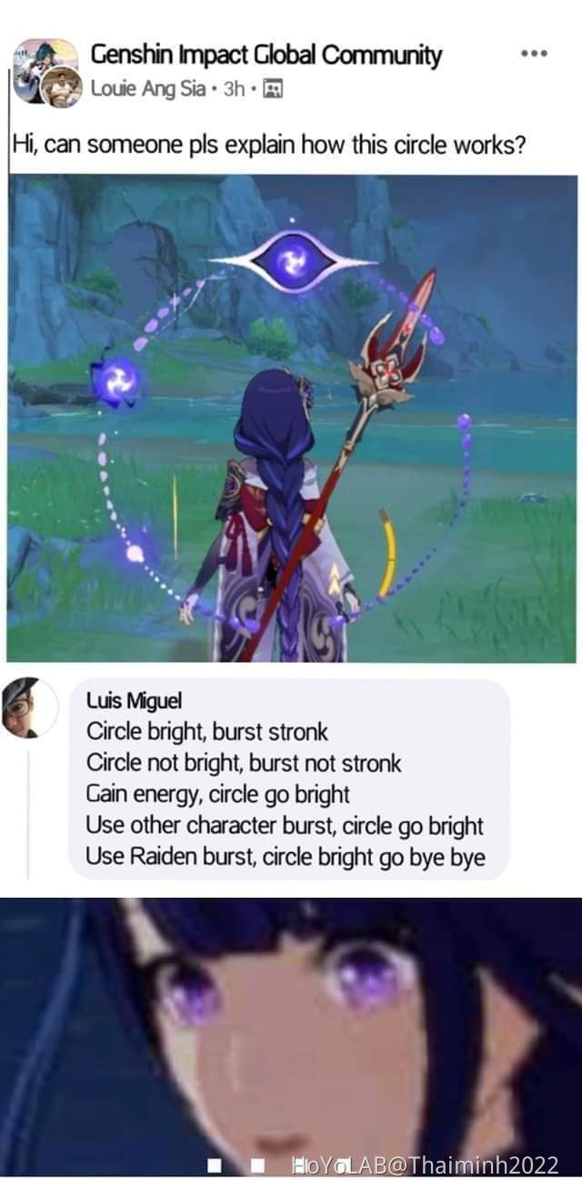 Raiden Shogun Circle Guild 101 Genshin Impact | HoYoLAB