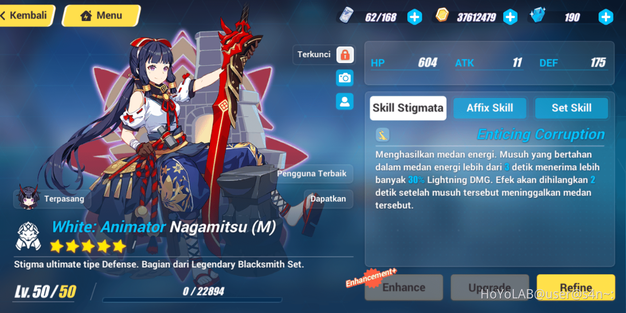[Nagamitsu] stigma, Alternative Herrscher of Thunder Honkai Impact 3rd ...