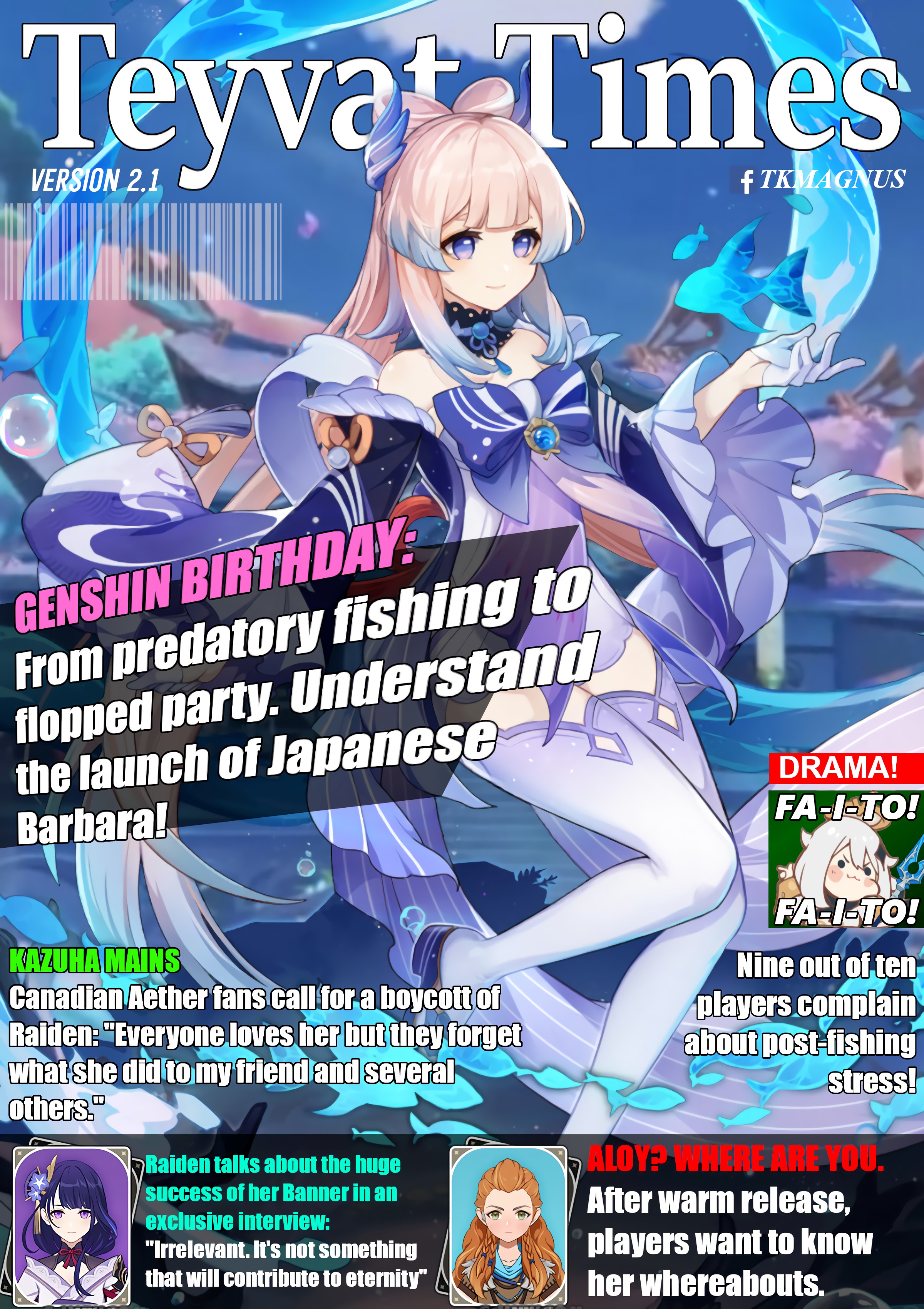 Teyvat Times 2.1 - The latest "non serious" news from the Game! Genshin ...