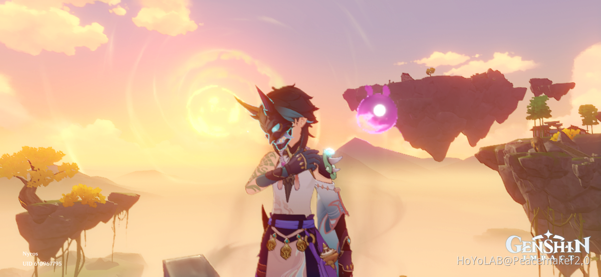 The Conqueror of Demons >:3 and his pink pet :D Genshin Impact | HoYoLAB