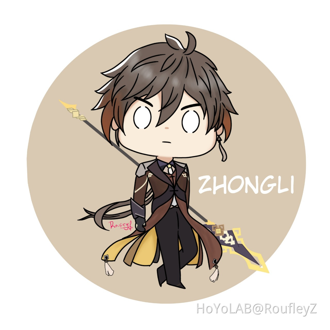Zhongli Chibi Genshin Impact | HoYoLAB