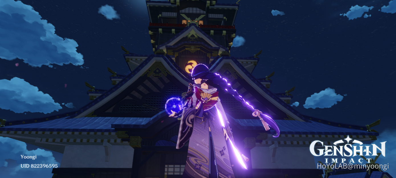 Raiden Shogun in the castle | Genshin Impact | HoYoLAB