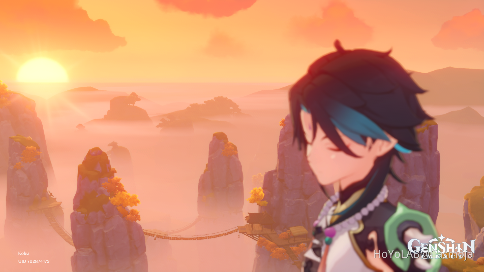 Xiao en las montañas Tears of Themis | HoYoLAB