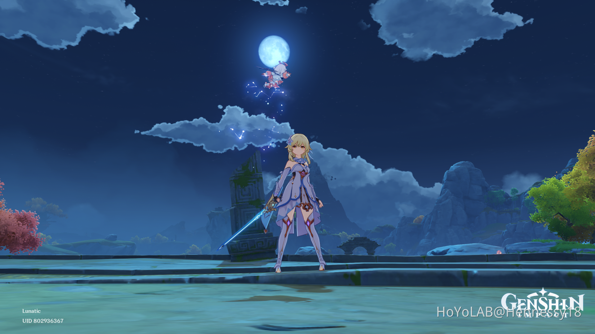 Under the moonlight Genshin Impact | HoYoLAB