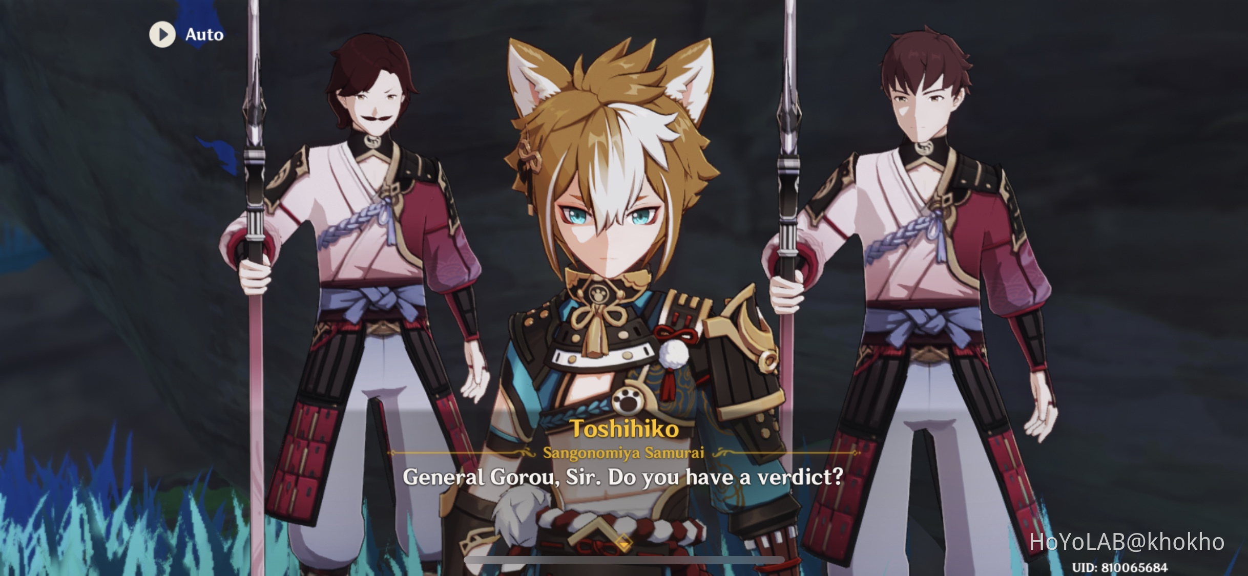 Gorou’s look is very intimidating! I think ill pull for him if ever he ...