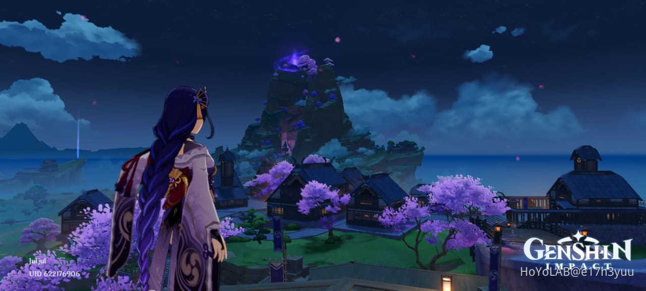 Ei-Chan Looking at inazuma😍 Genshin Impact | HoYoLAB