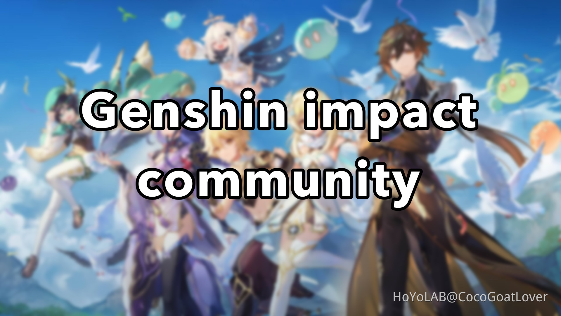 The Genshin Impact community right now Genshin Impact | HoYoLAB