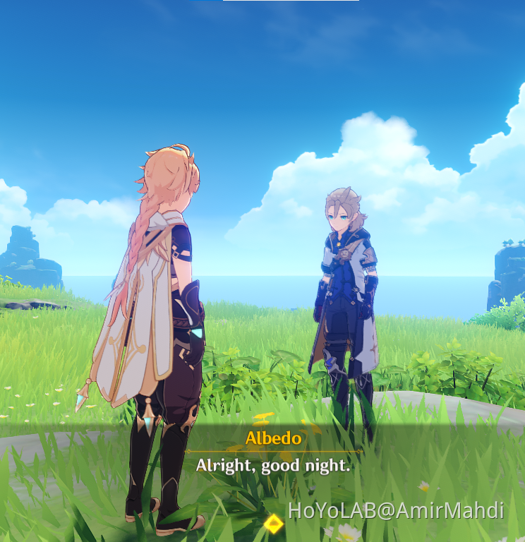 Albedo, sun, night... Genshin Impact | HoYoLAB