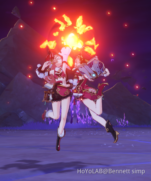 Two yanfeis high-fiving (ㆁωㆁ) Genshin Impact | HoYoLAB