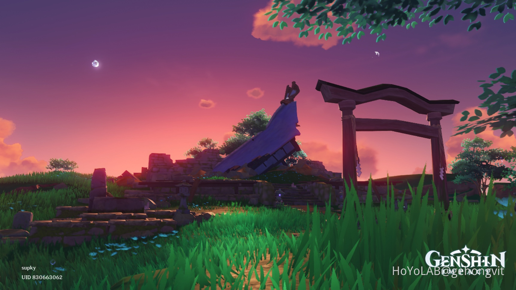 sunset at Mouun Genshin Impact | HoYoLAB