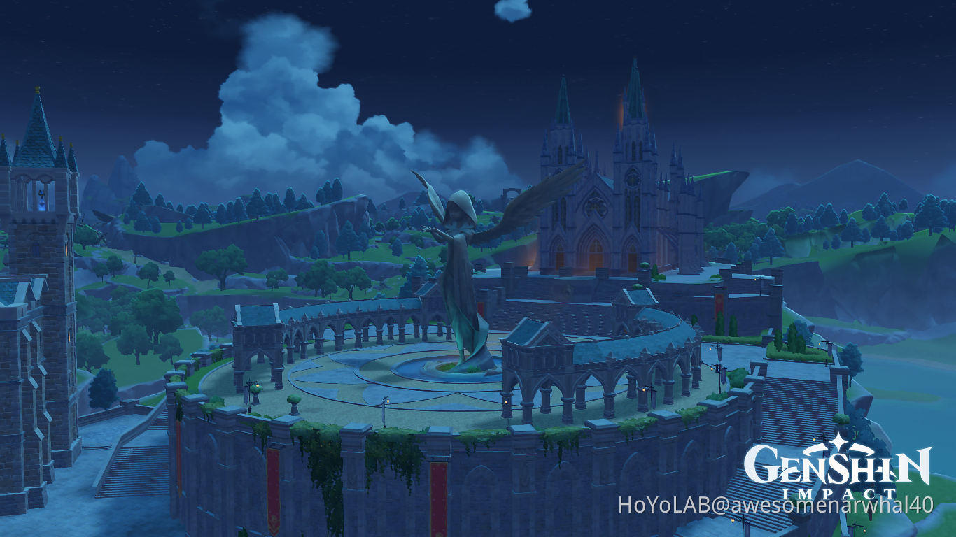 The City of Mondstat at Night Genshin Impact | HoYoLAB