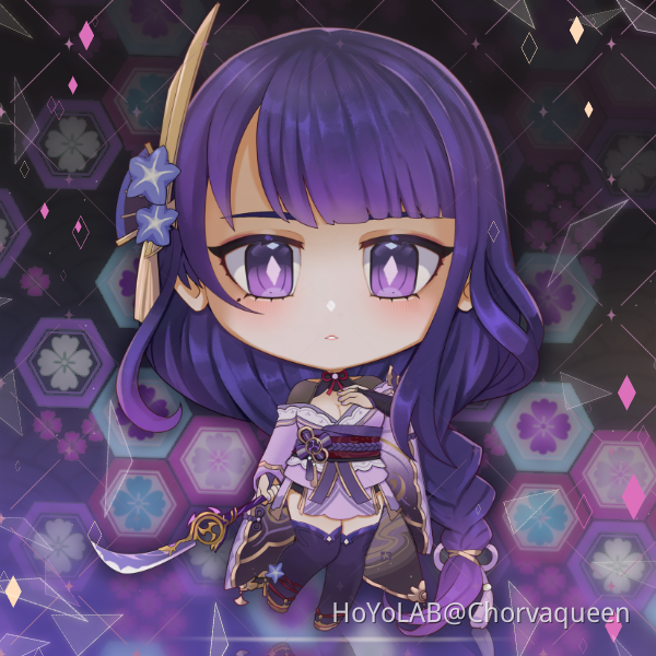 Chibi Raiden Shogun Genshin Impact | HoYoLAB