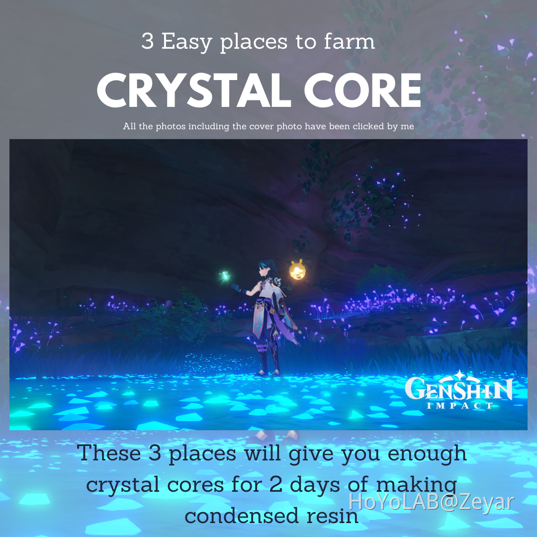 A guide to farm Crystal Core Genshin Impact | HoYoLAB