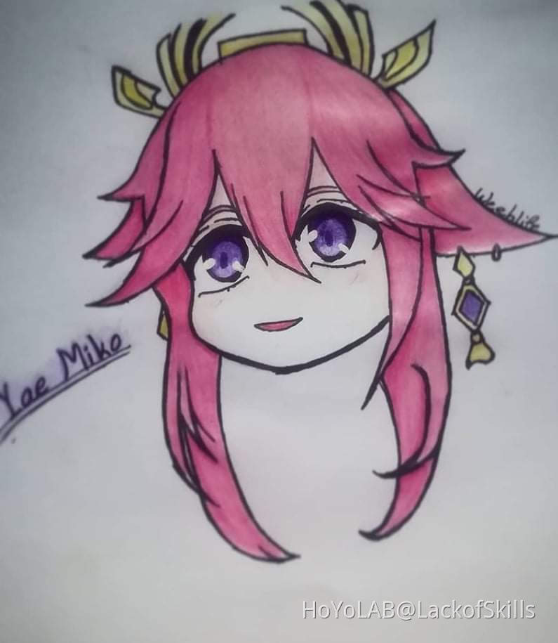 Chibi Yae Genshin Impact | HoYoLAB