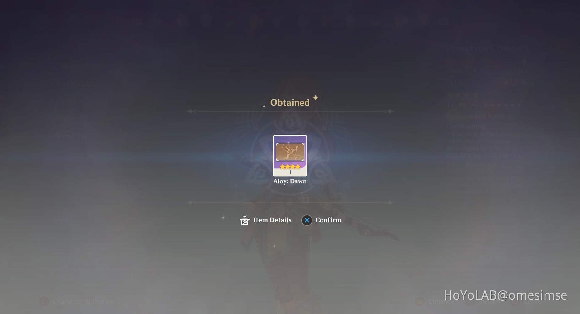 THE FIRST ALOY’S NAMECARD IN THE GAME? Genshin Impact | HoYoLAB