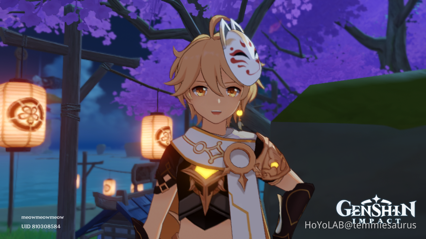 Aether in a inazuma festival !! Genshin Impact | HoYoLAB