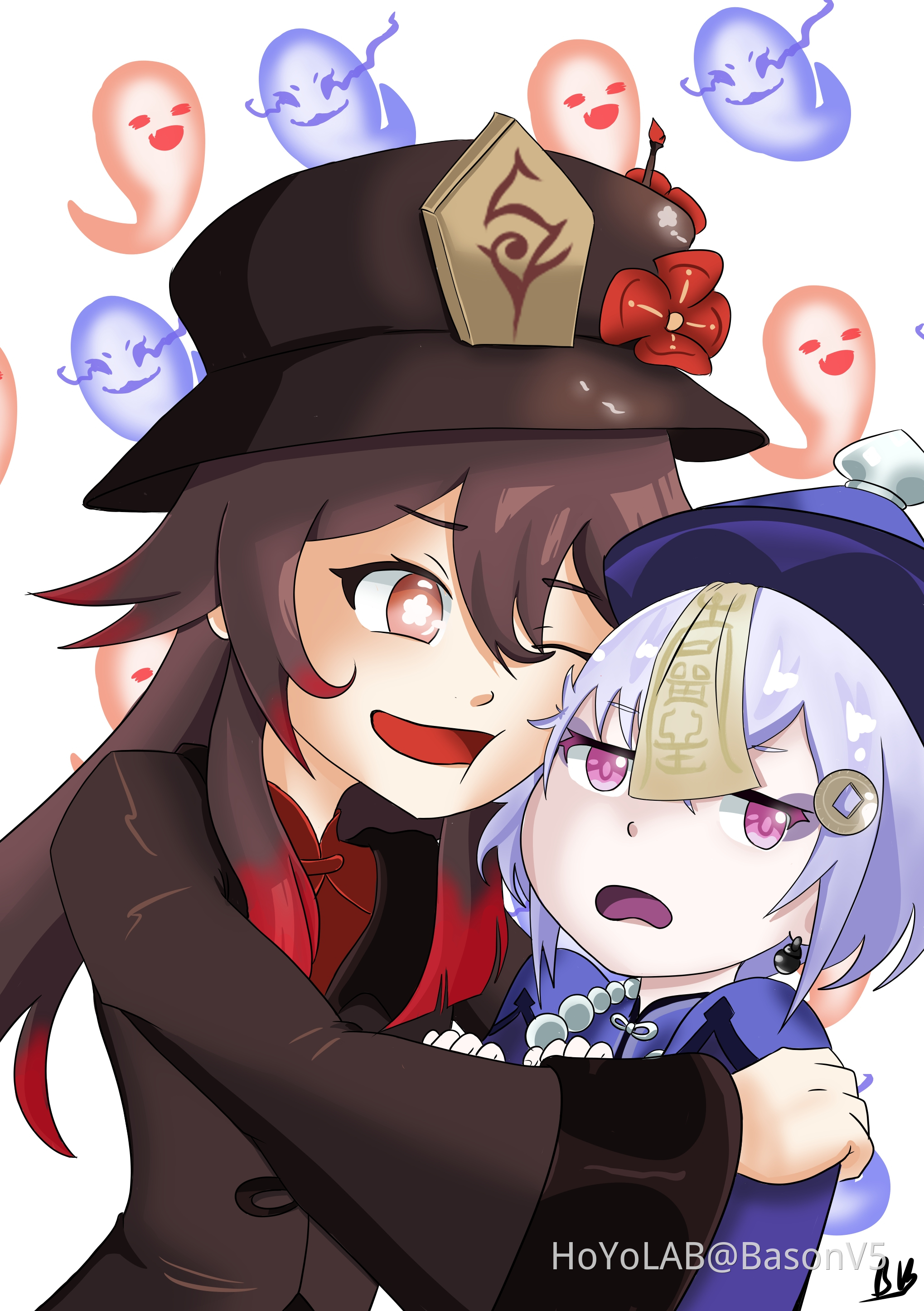 Hutao & qiqi Genshin Impact | HoYoLAB