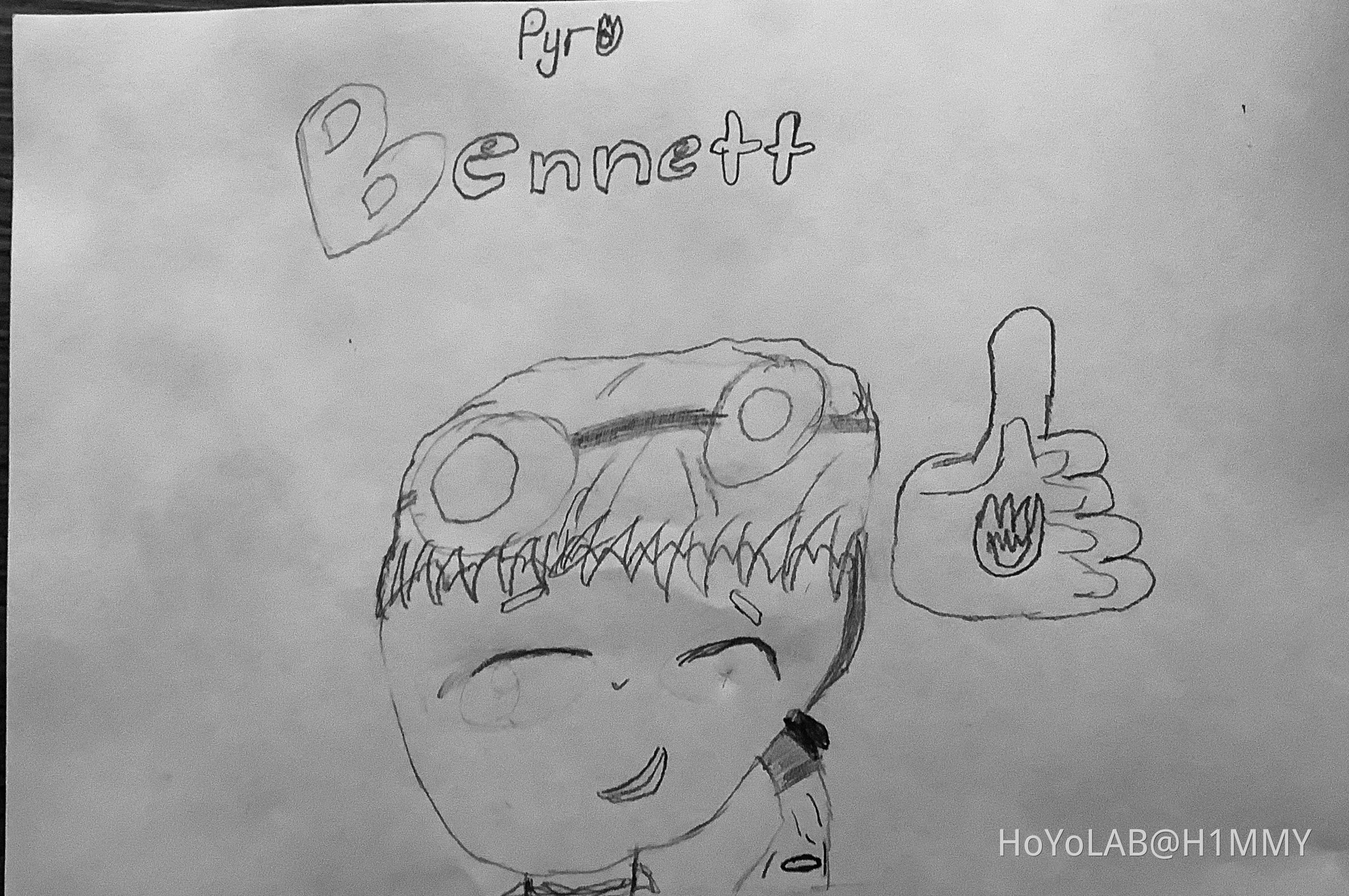 Horrible Bennett drawing Genshin Impact | HoYoLAB