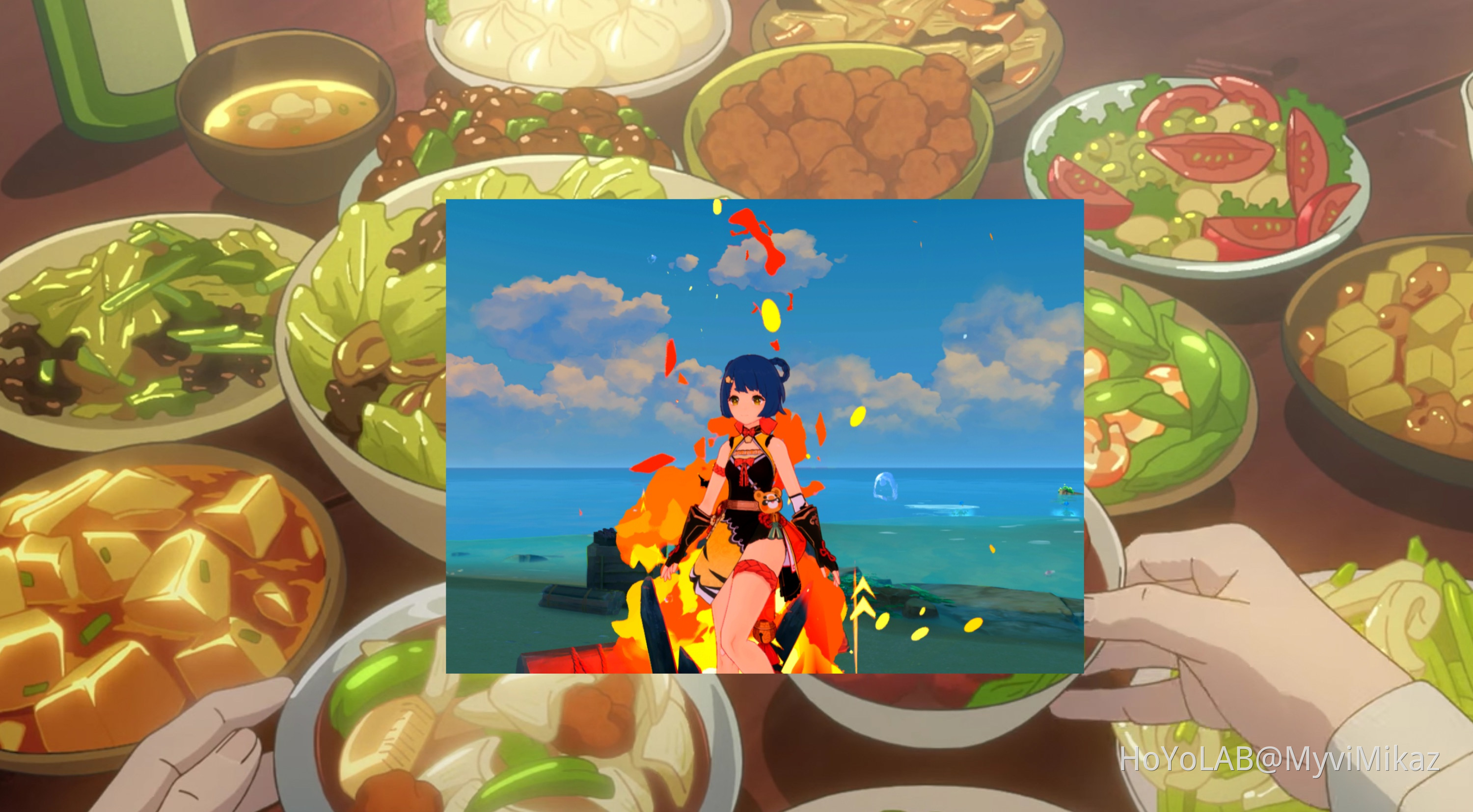 My name is Xiangling Nice and spicy! Cook Archon (⁄ ⁄•⁄ω⁄•⁄ ⁄) Genshin ...