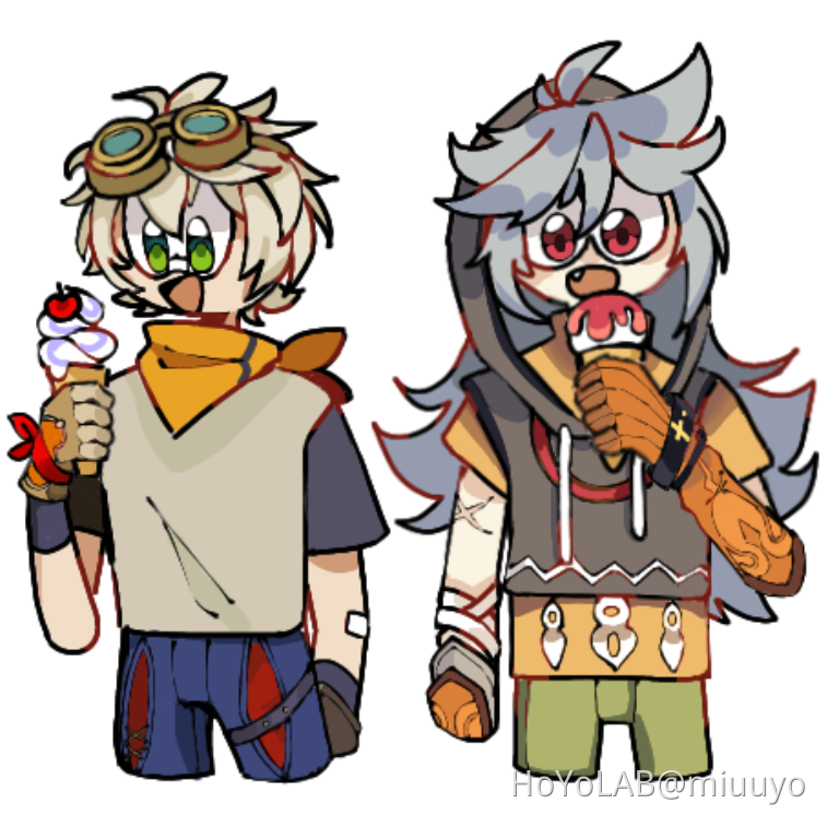 Razor and Bennett!! Genshin Impact | HoYoLAB