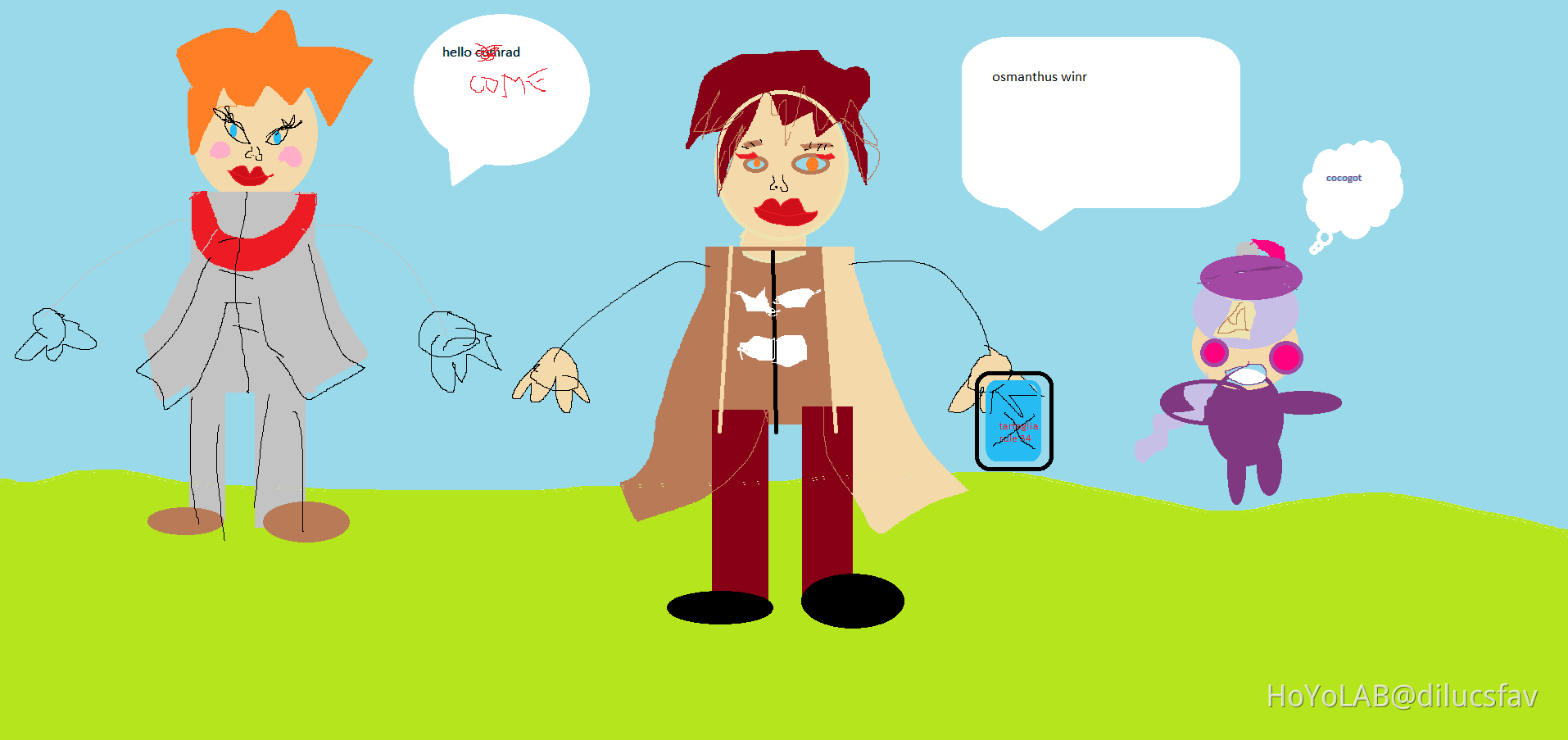 geo dad ginger and qiqi Genshin Impact | HoYoLAB