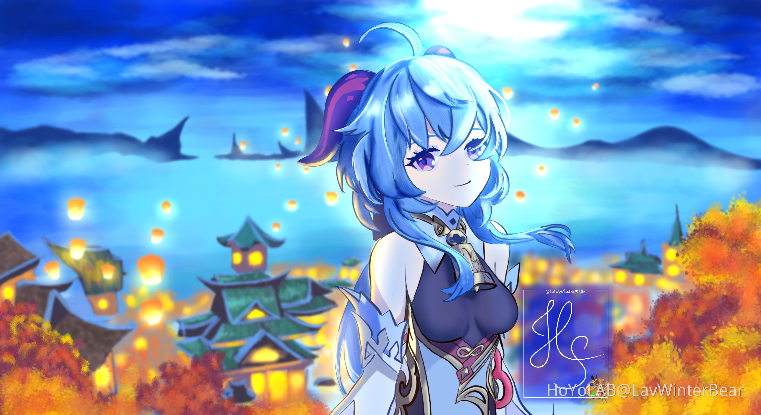 Ganyu under the light Genshin Impact | HoYoLAB