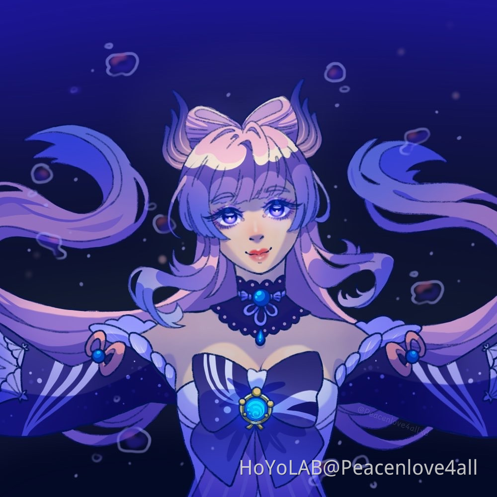 Divine Priestess of Watatsumi Island Genshin Impact | HoYoLAB