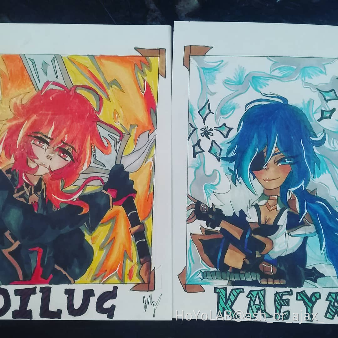 diluc and keaya Genshin Impact | HoYoLAB