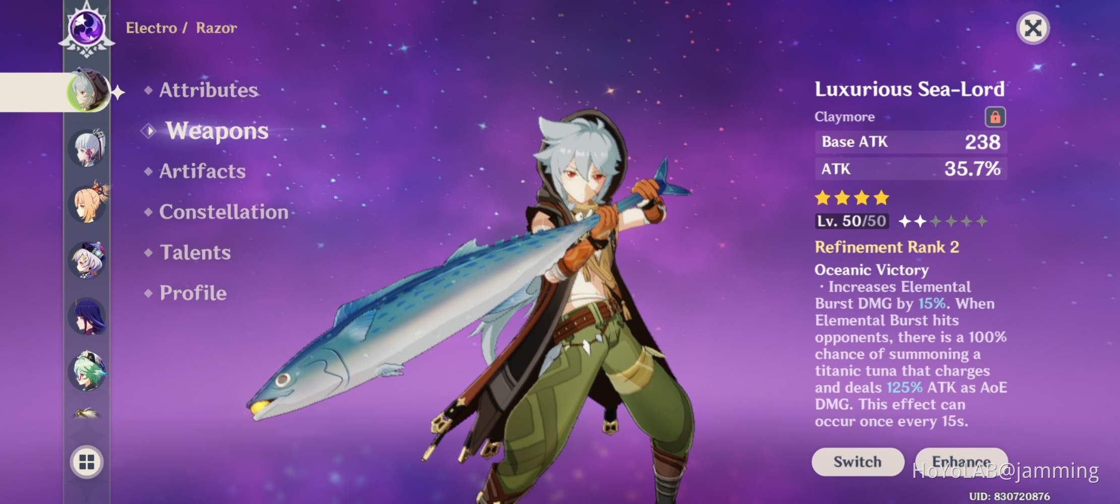 Fish Claymore🐟 Genshin Impact | HoYoLAB