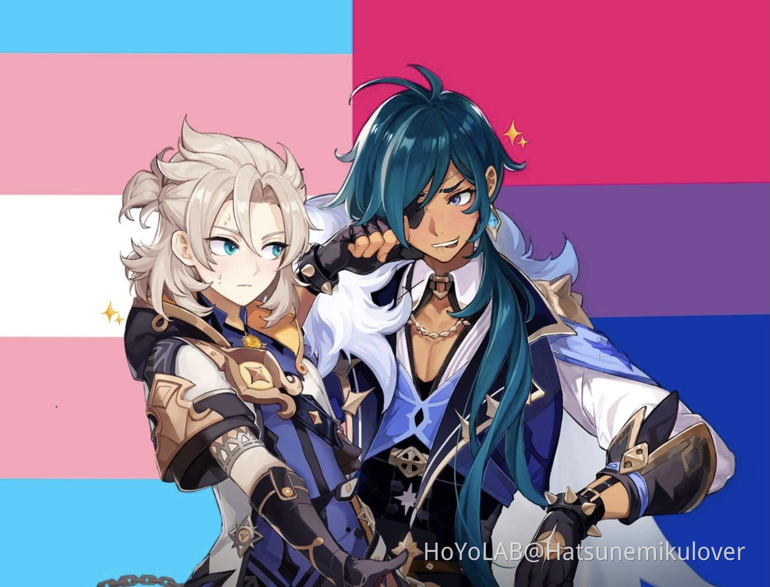 the platonic relationship of albedo and keaya Genshin Impact | HoYoLAB