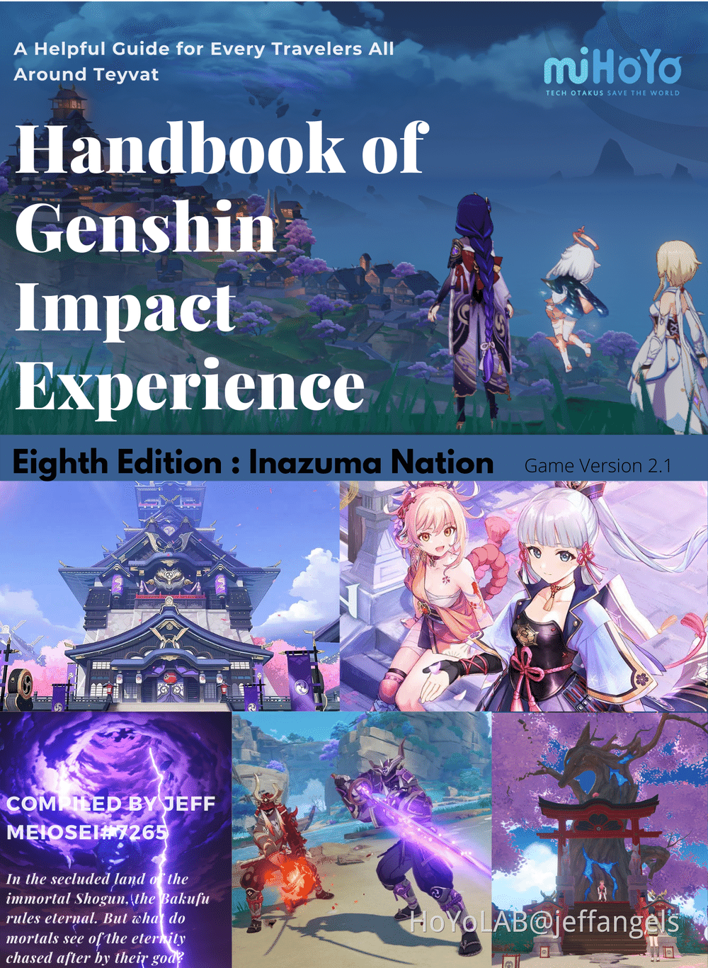 Handbook Of Genshin Impact Experience 8th Edition, Inazuma Nation ...