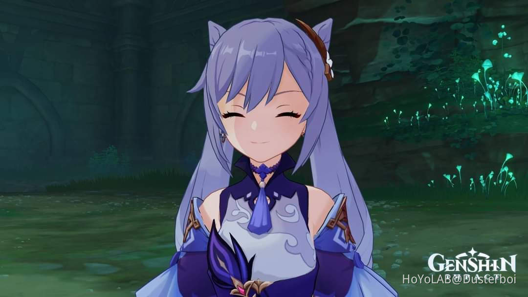 keqing smile Genshin Impact | HoYoLAB