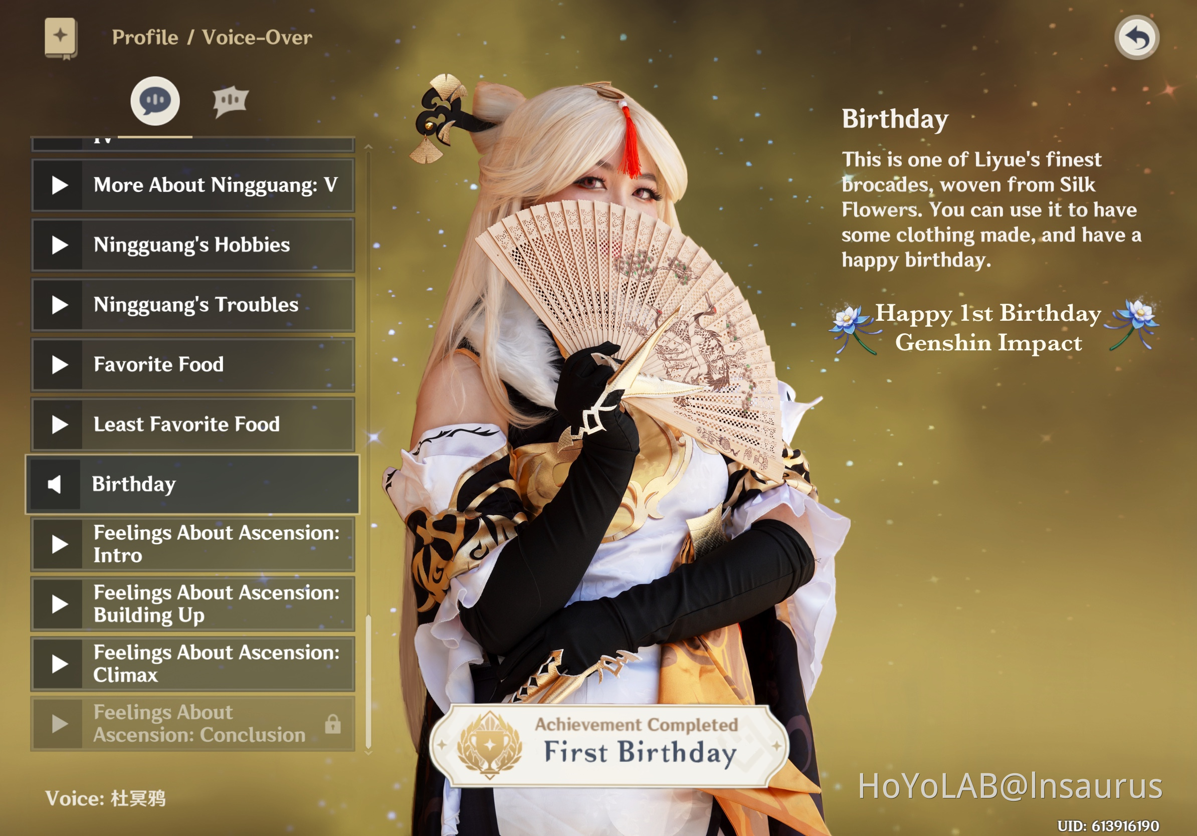 Happy Birthday Genshin Genshin Impact | HoYoLAB